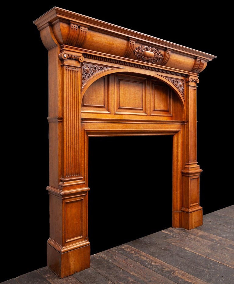 Wooden Mantelpiece For Sale at 1stDibs