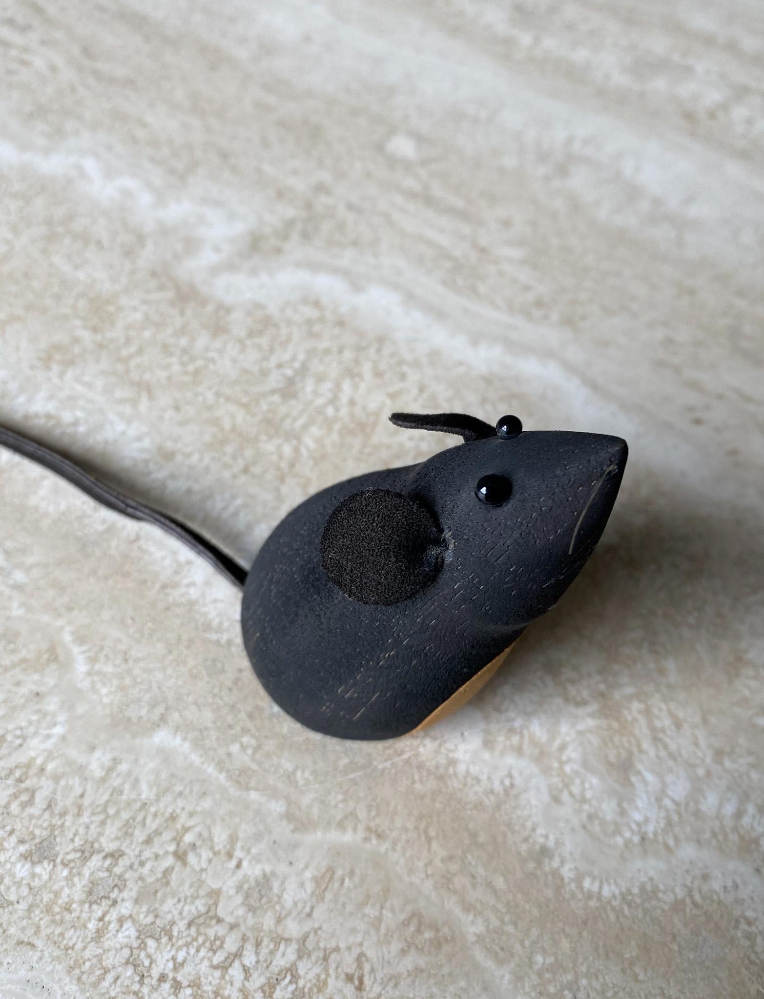 Wooden Mouse Figurine by Laurids Lønborg, Denmark 1970s at 1stDibs | st ...