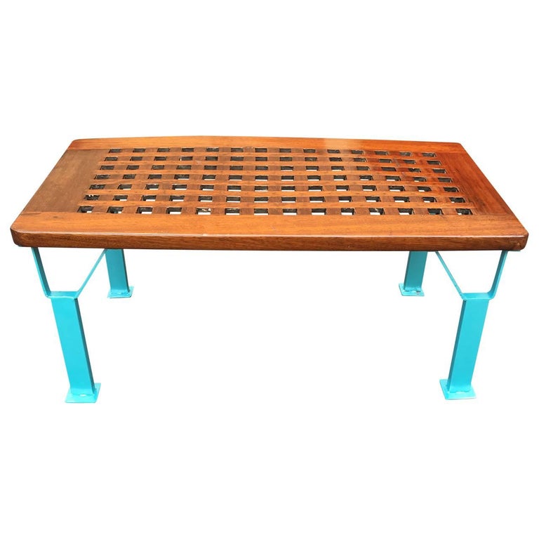 Wooden Nautical Coffee and Cocktail Sofa Table at 1stDibs