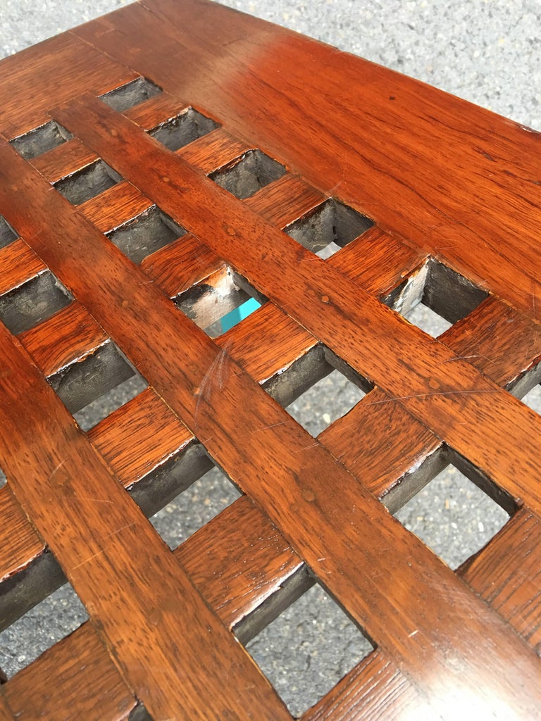 Wooden Nautical Coffee and Cocktail Sofa Table at 1stDibs