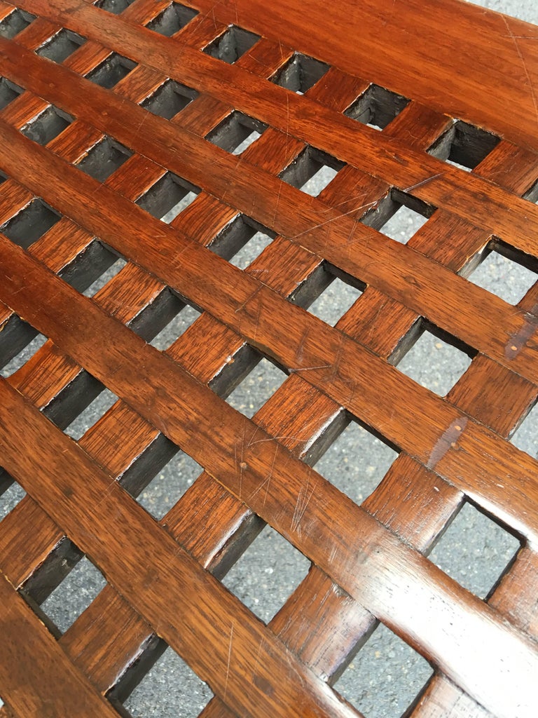 Wooden Nautical Coffee and Cocktail Sofa Table at 1stDibs