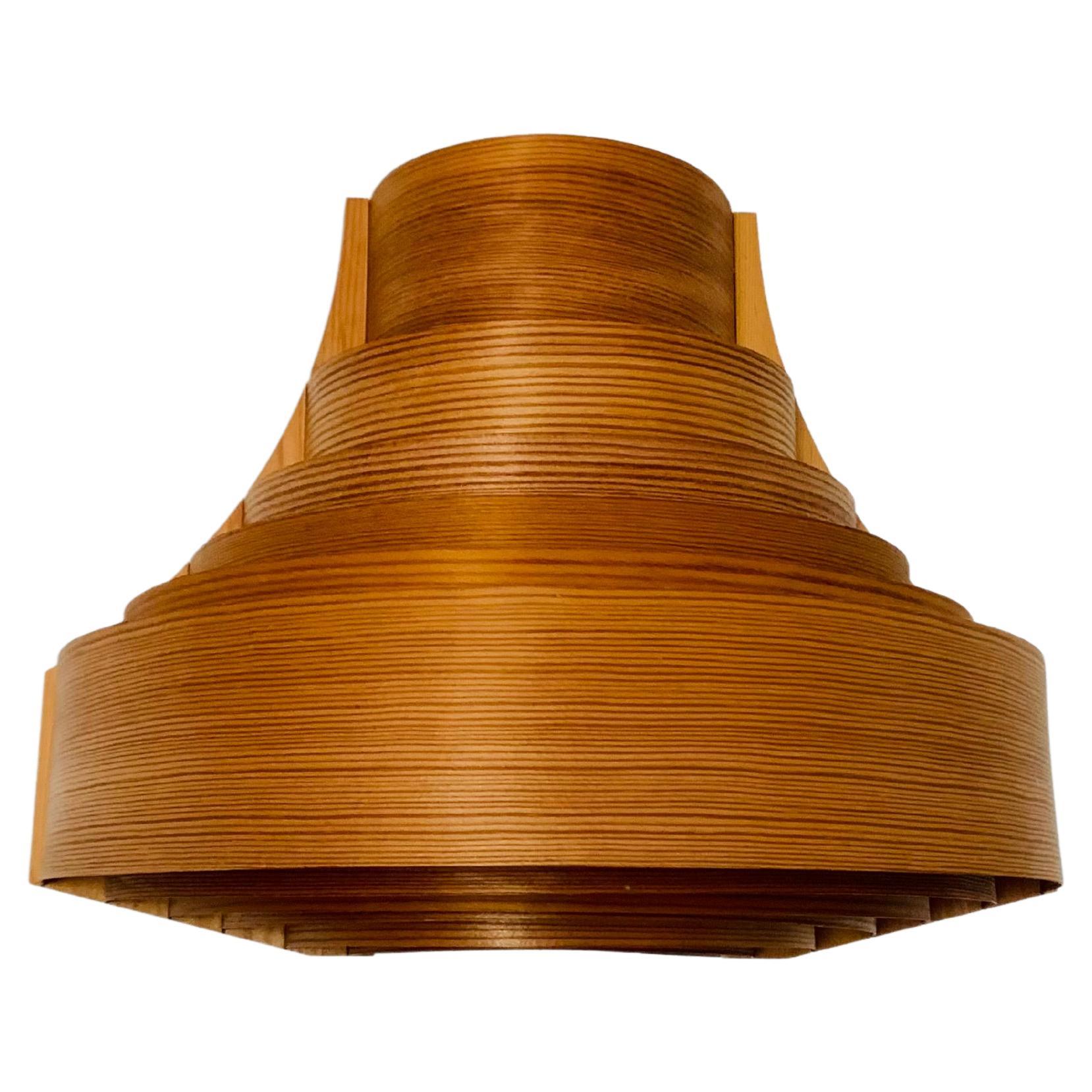 Wooden Pendant Lamp For Sale at 1stDibs