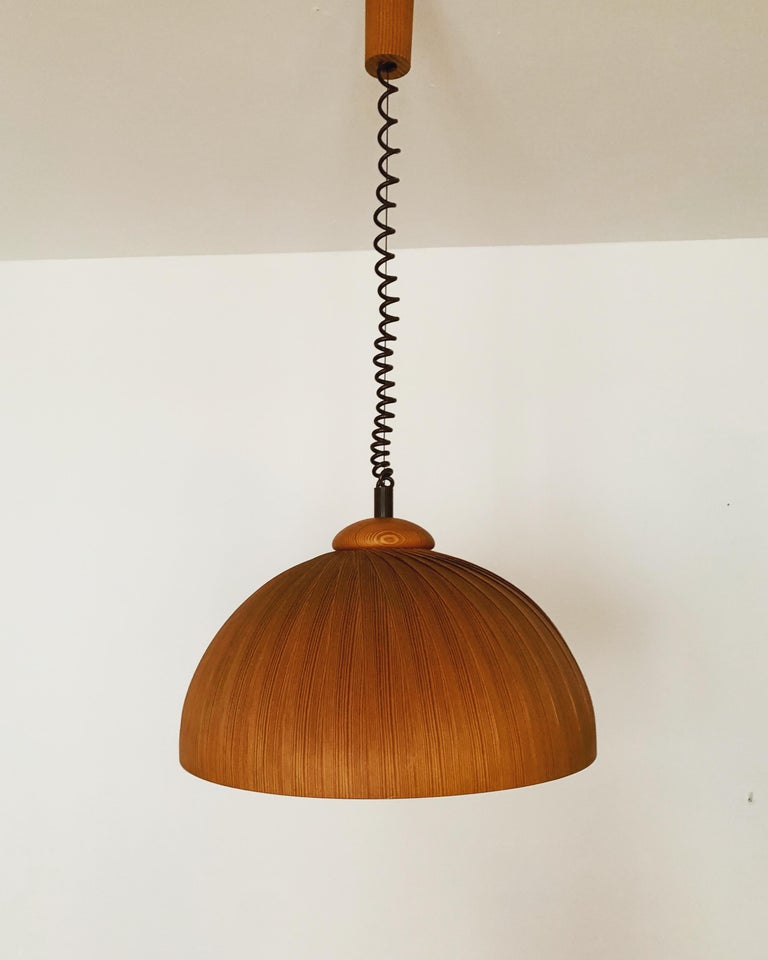 Wooden Pendant Lamp For Sale at 1stDibs