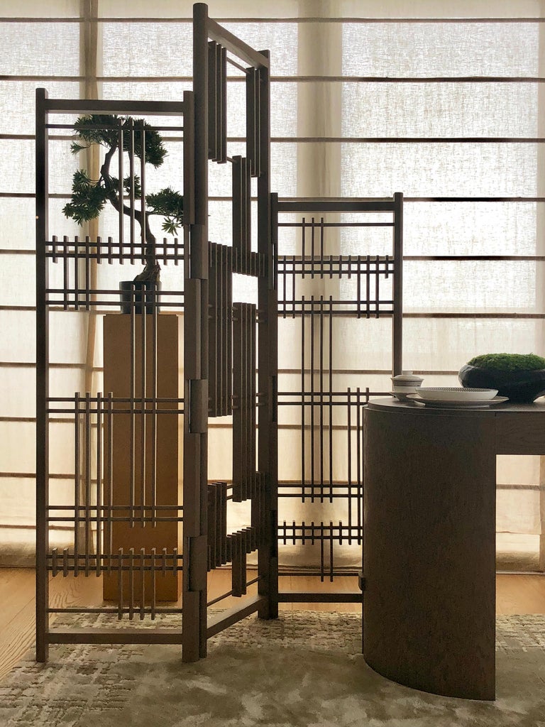 Wooden Screen 3 Panels Interlock André Fu Living Partition Dividers ...