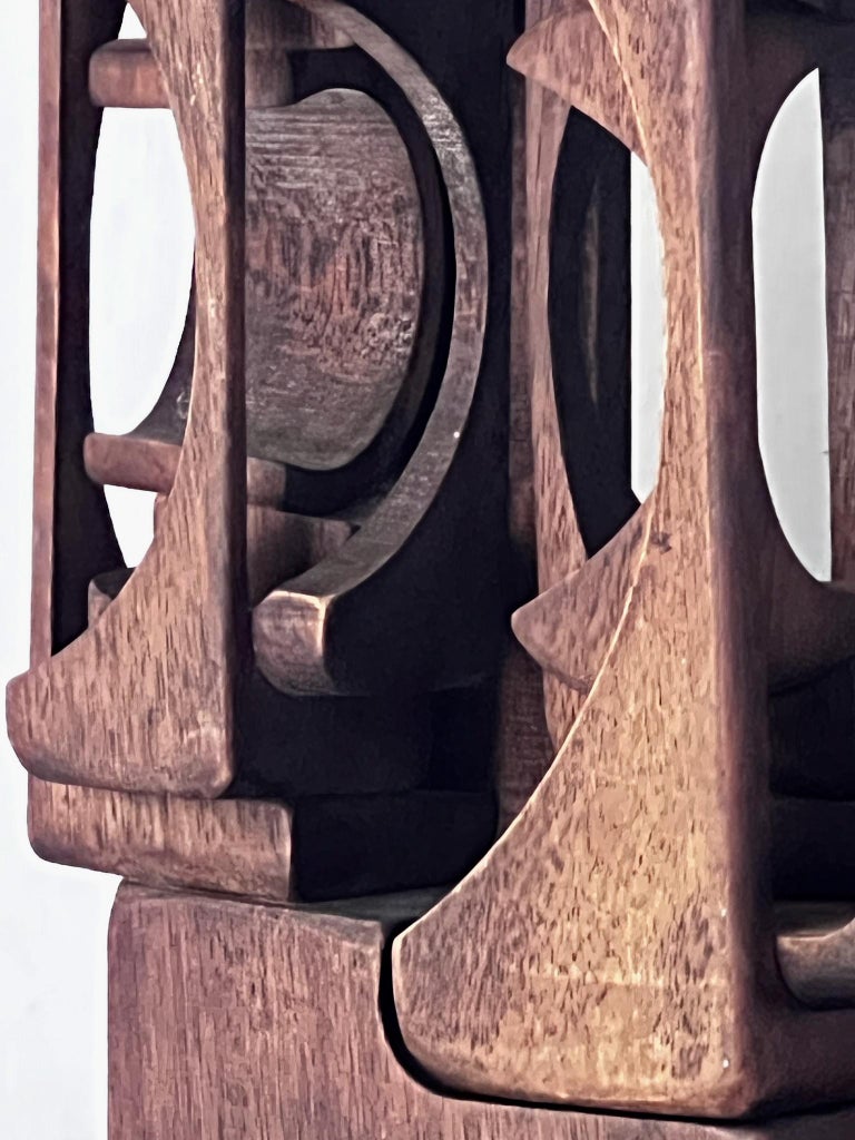 Wooden Sculpture by Brian Willsher, Signed and Dated, England, 1978 For ...