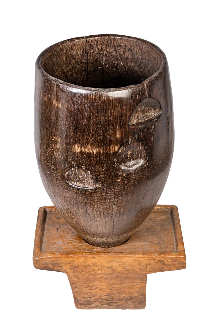 Wooden Sculpture by Jerome Abel Sequin For Sale at 1stDibs