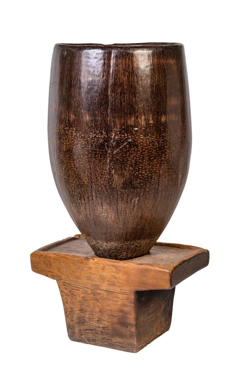 Wooden Sculpture by Jerome Abel Sequin For Sale at 1stDibs