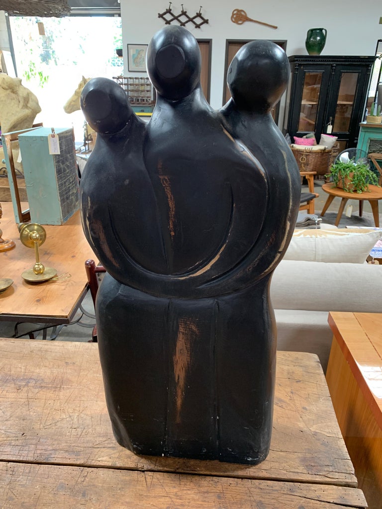 Wooden Sculpture by T Martin at 1stDibs