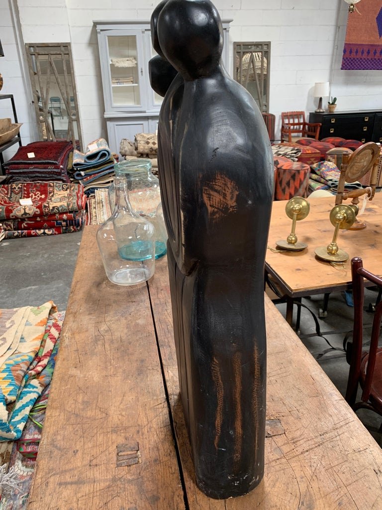 Wooden Sculpture by T Martin at 1stDibs