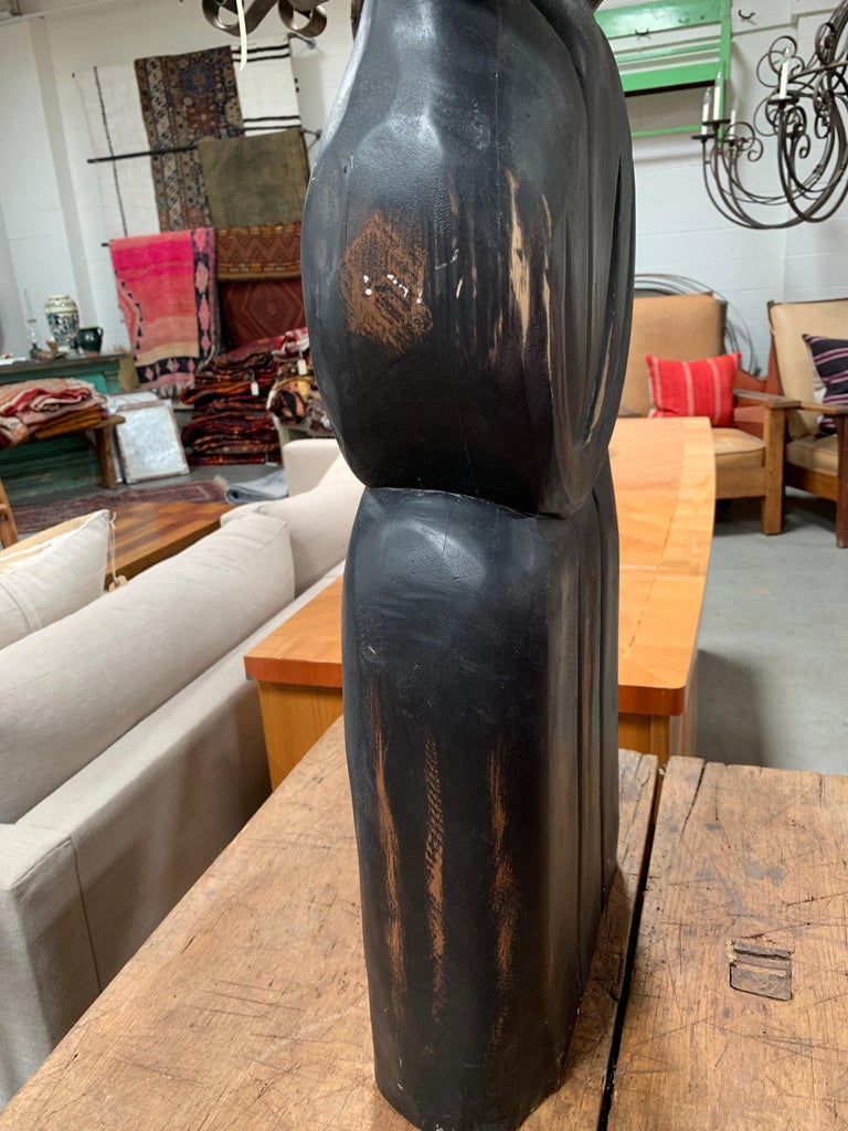Wooden Sculpture by T Martin at 1stDibs