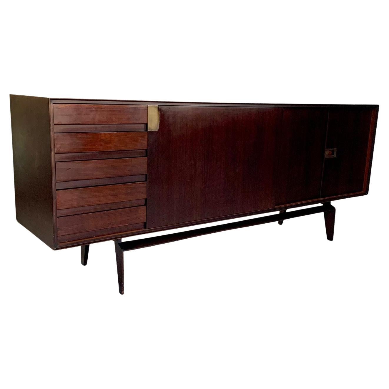 Wooden sideboard by Vittorio Dassi, 1960s, Italy For Sale at 1stDibs