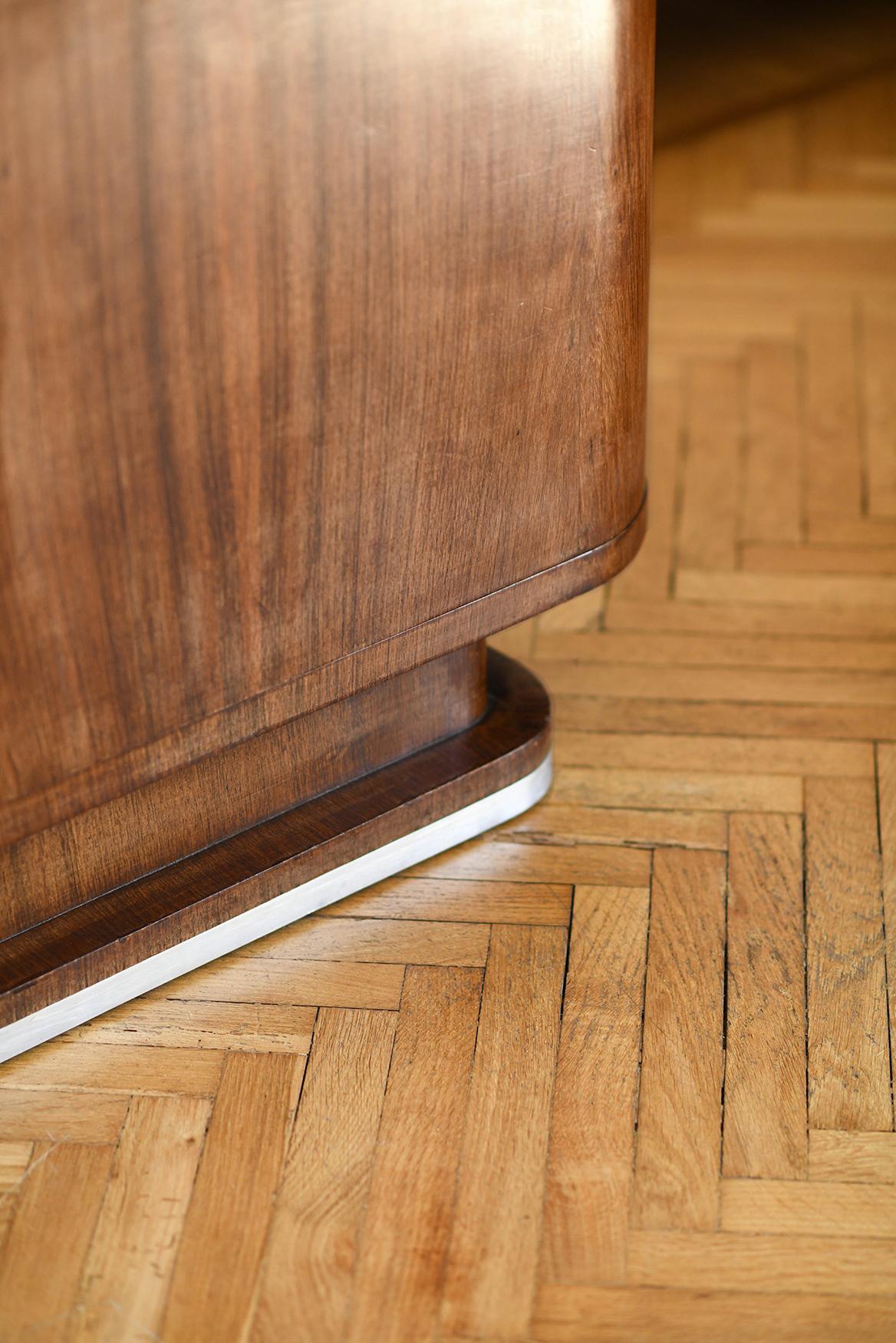 Wooden Sideboard with Sliding Doors, Internal Shelves and Doors with ...