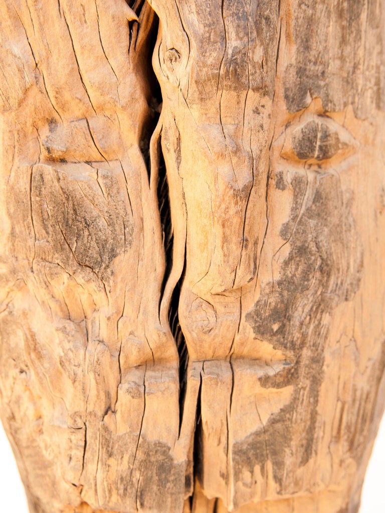 Wooden Tribal Statue or Bridge Figure from West Nepal, Early to Mid ...