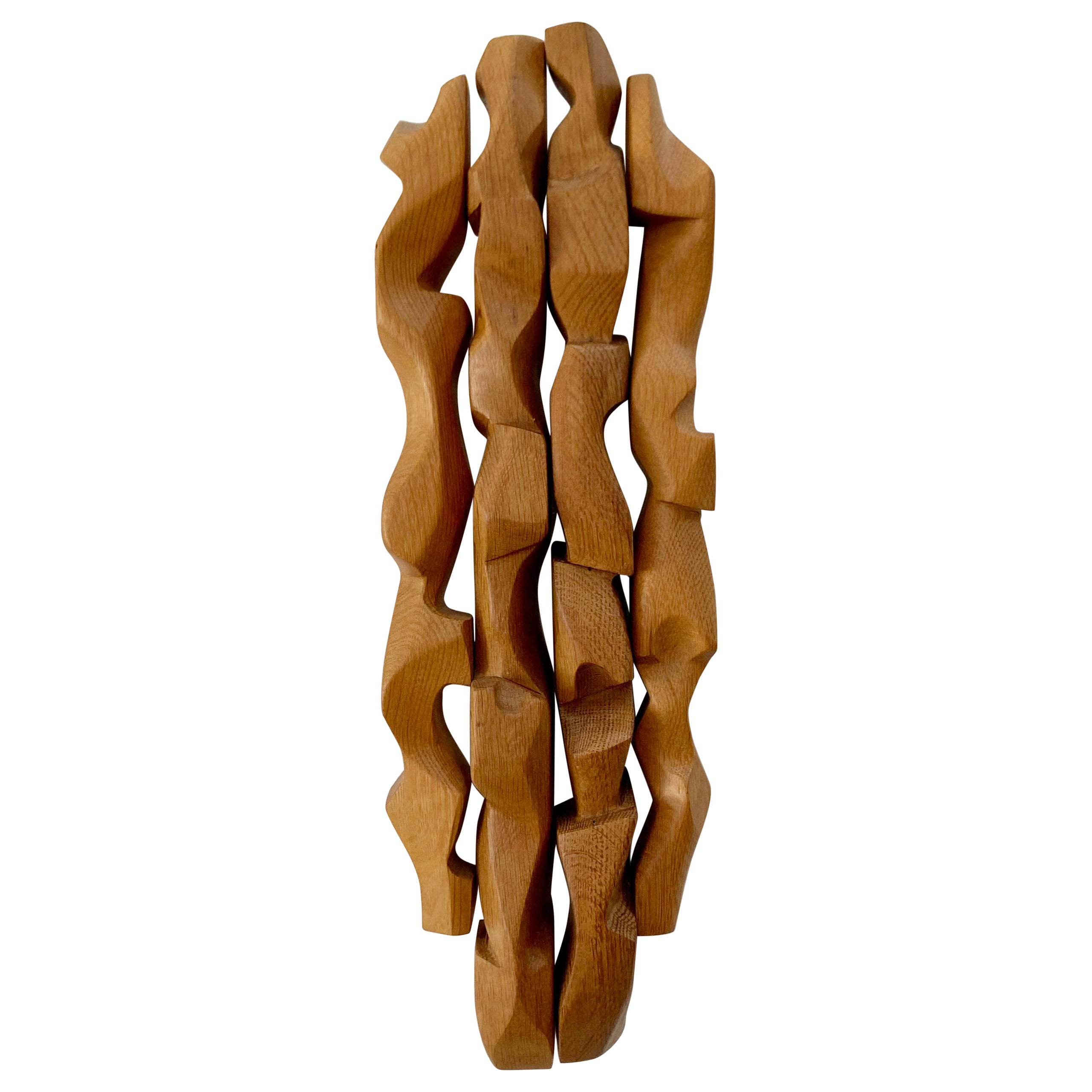 Contemporary burned soft wood Marzhan by Katrien Doms For Sale at 1stDibs