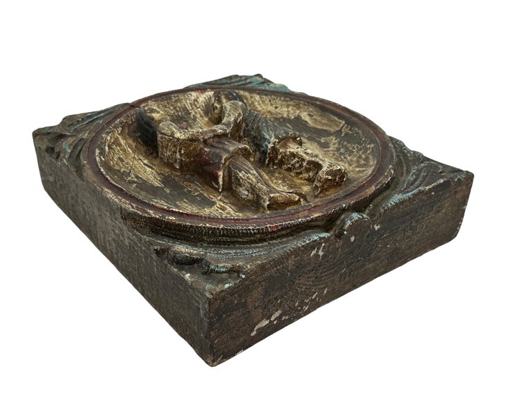 Wooden Zodiac Gemini Wall Plaque Relief Brutalist Midcentury, German ...