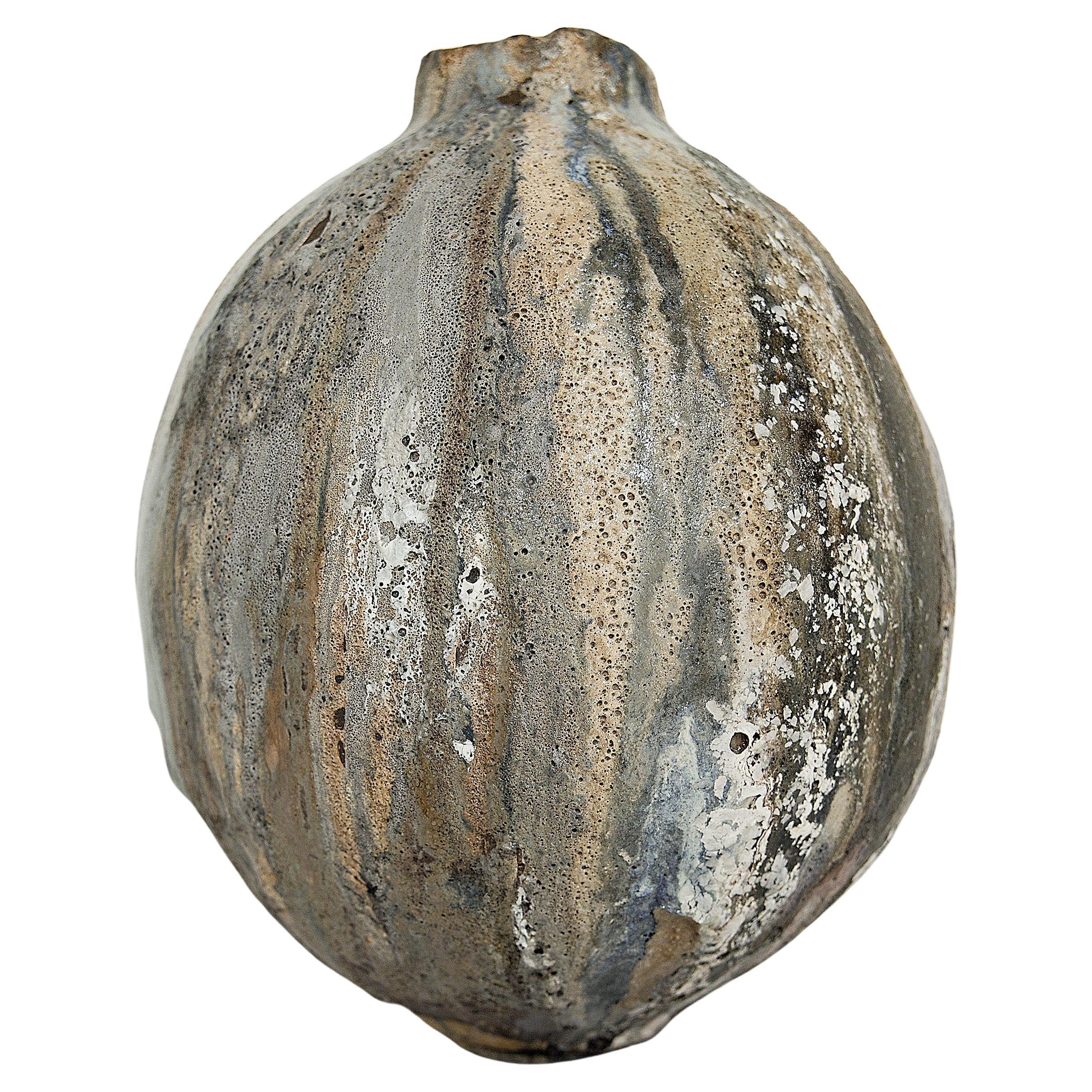 Wabi Sabi Woodland Series Moon Vase II Bold Centerpiece For Sale at 1stDibs