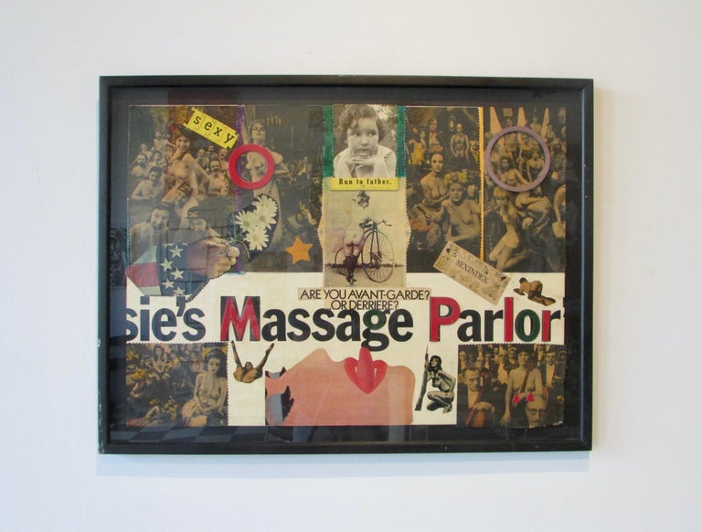 Woodstock Era Titillating Avant-Garde Collage Assemblage For Sale at ...