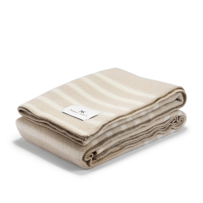 Wool Blanket Classic, Sand For Sale at 1stDibs