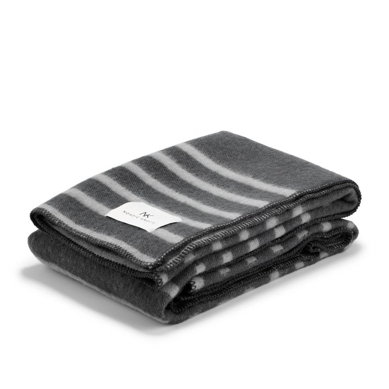 Wool Blanket Classic, Steel Blue For Sale at 1stDibs