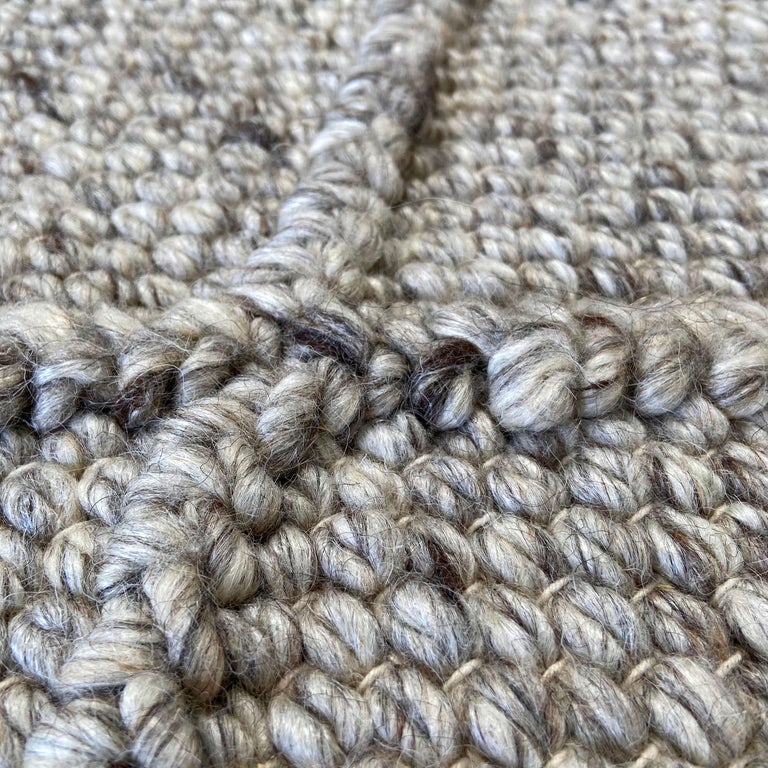 Wool Braided Decorative Rug at 1stDibs