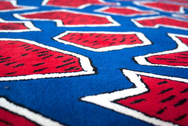 Wool "France" Rug, Natalie De Pasquier For Sale at 1stDibs