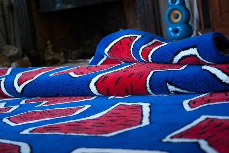 Wool "France" Rug, Natalie De Pasquier For Sale at 1stDibs