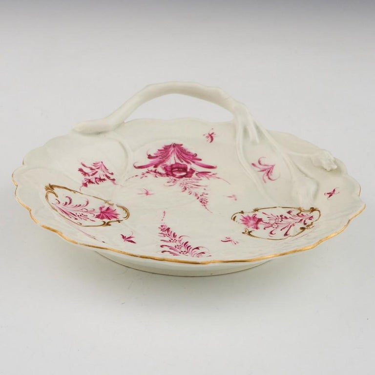 Worcester Blind Earl First Period Moulded Sweetmeat Dish, circa 1770 ...