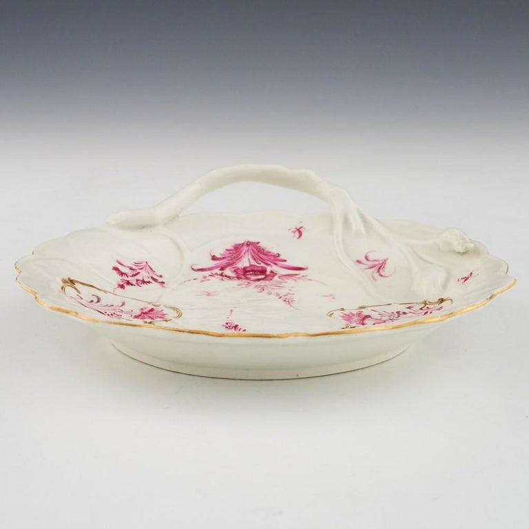 Worcester Blind Earl First Period Moulded Sweetmeat Dish, circa 1770 ...