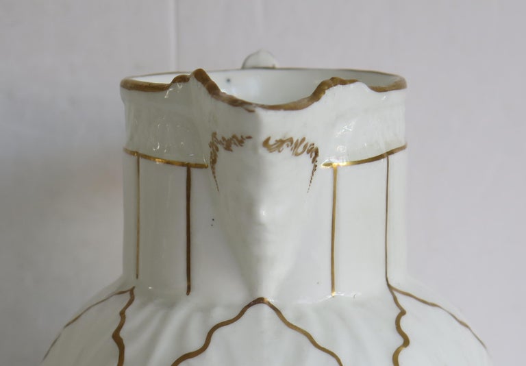 Worcester Mask Head Jug in Cabbage Leaf Pattern porcelain, Early 19th ...