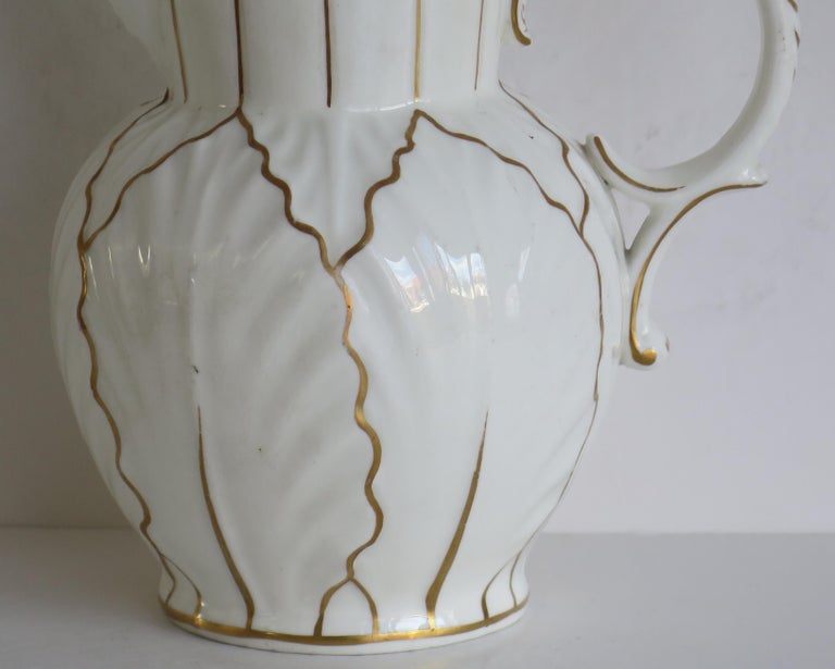 Worcester Mask Head Jug in Cabbage Leaf Pattern porcelain, Early 19th ...