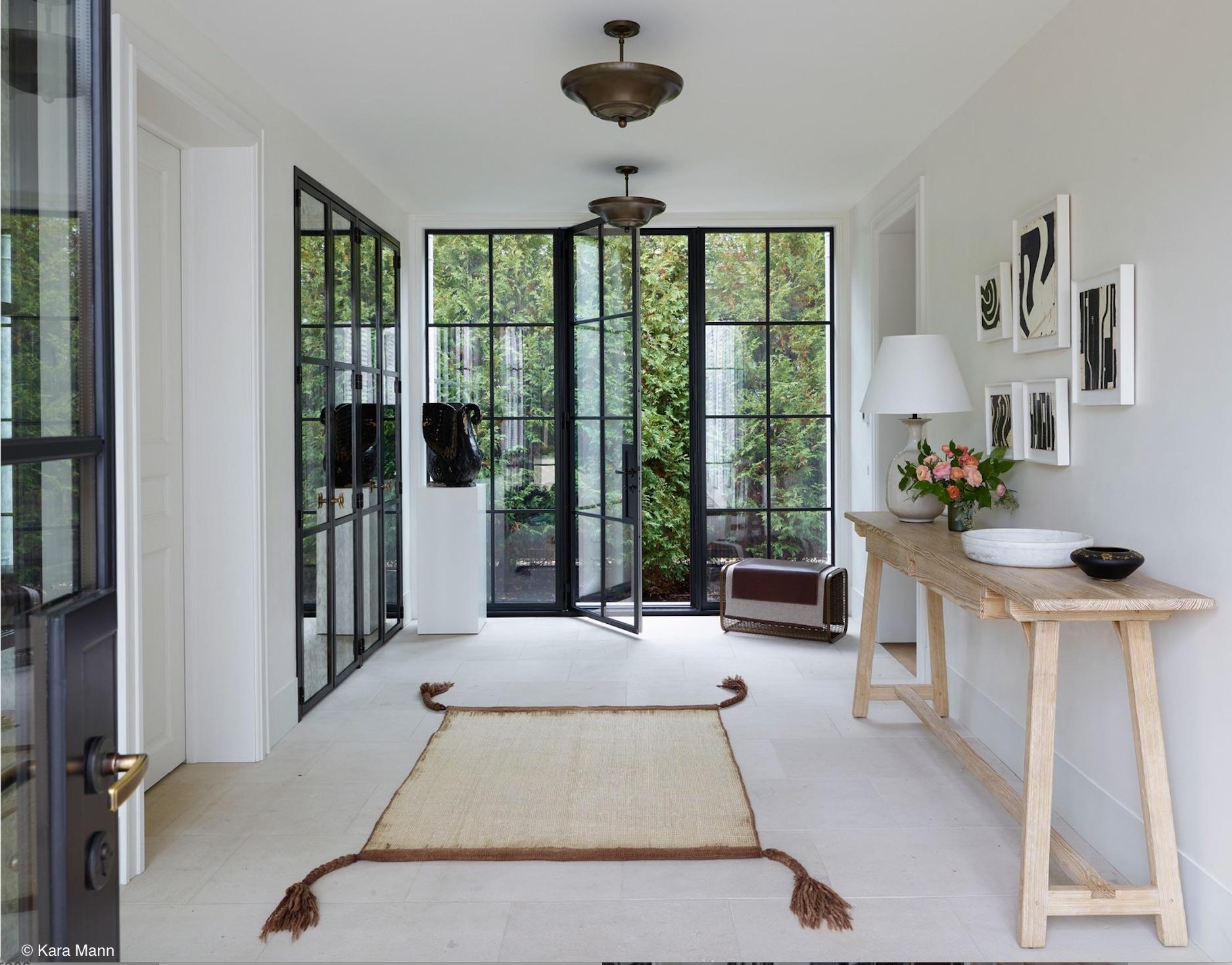 Work/Console Table in Vintage Fir, Custom Made by Petersen Antiques at ...