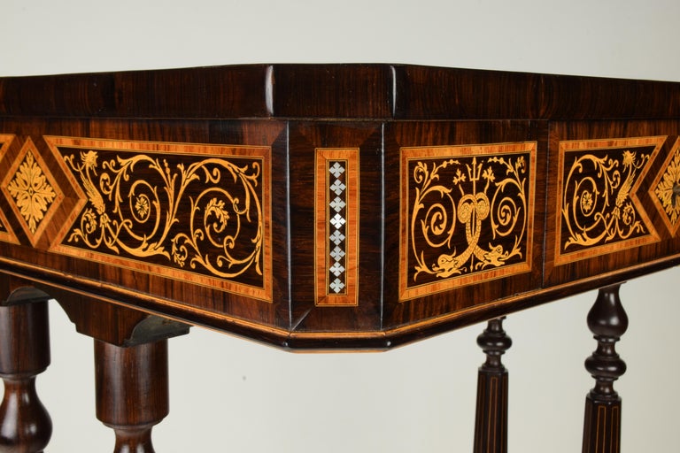 Work Table, Florentine Cabinetry, circa 1850 For Sale at 1stDibs