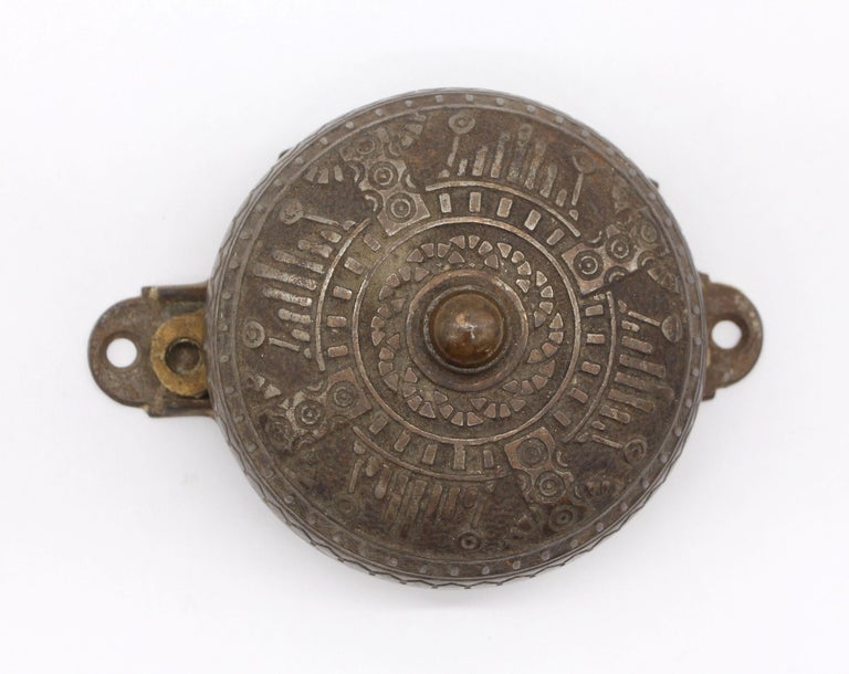 Working Mechanical Victorian Door Bell w/ Bronze Pull For Sale at 1stDibs