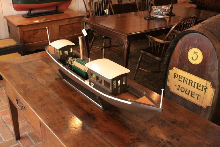 Working Model of a Steam Launch For Sale at 1stDibs