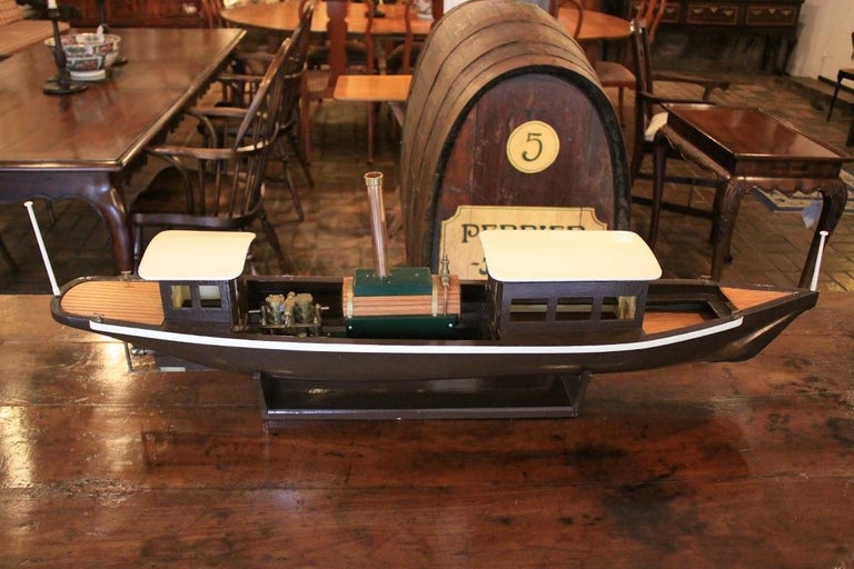 Working Model of a Steam Launch For Sale at 1stDibs