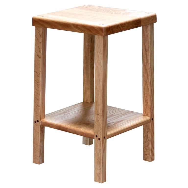 Workman Solid Oak Bar Stool For Sale at 1stDibs