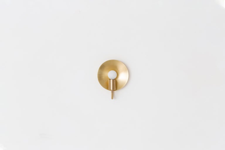 Workstead Orbit ADA Sconce in Hand Finished Bronze For Sale at 1stDibs