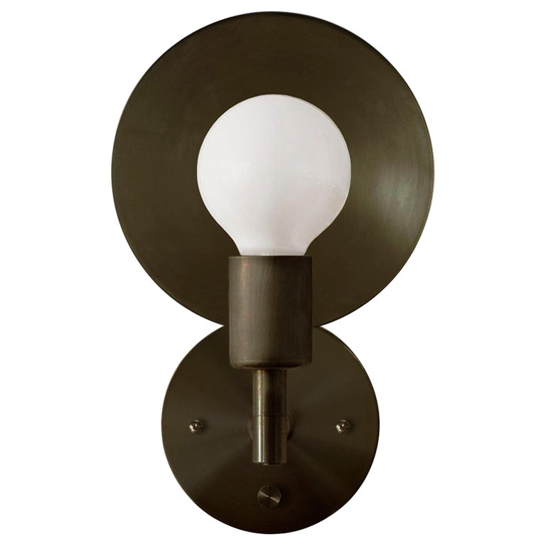 Workstead Orbit Sconce in Hand Finished Bronze For Sale at 1stDibs