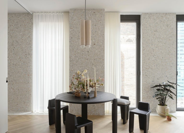 Workstead Tower Pendant IV in Bleached Maple and Brushed Nickel For ...