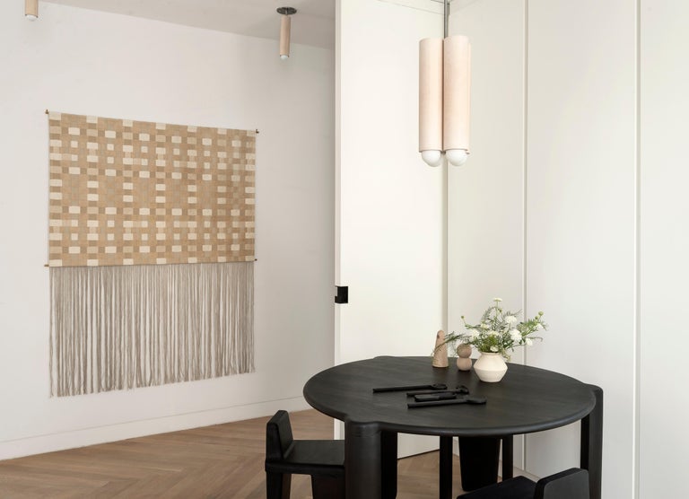 Workstead Tower Pendant IV in Bleached Maple and Brushed Nickel For ...