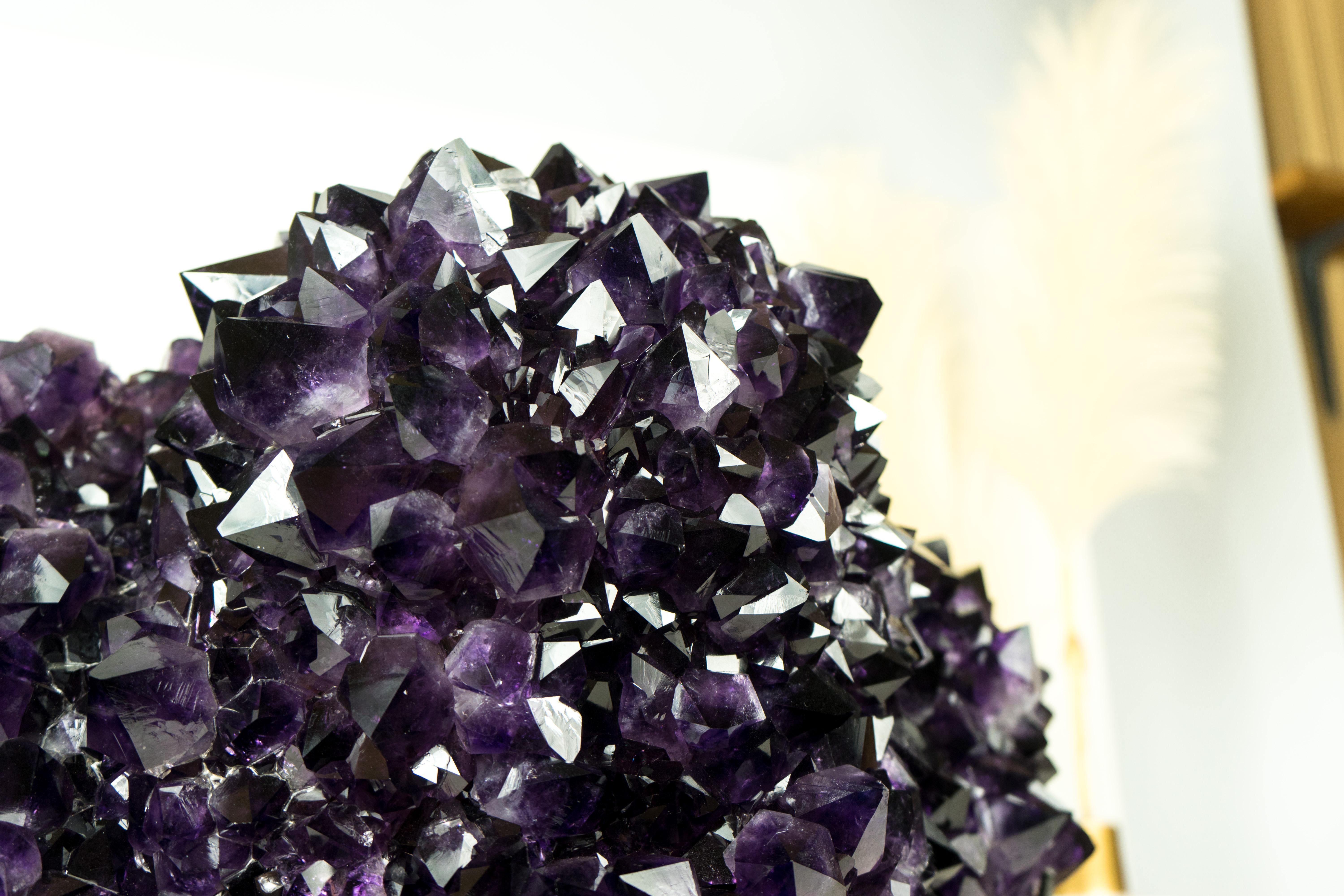 World-Class Flower of AAA Amethyst on 360º Stand For Sale at 1stDibs ...