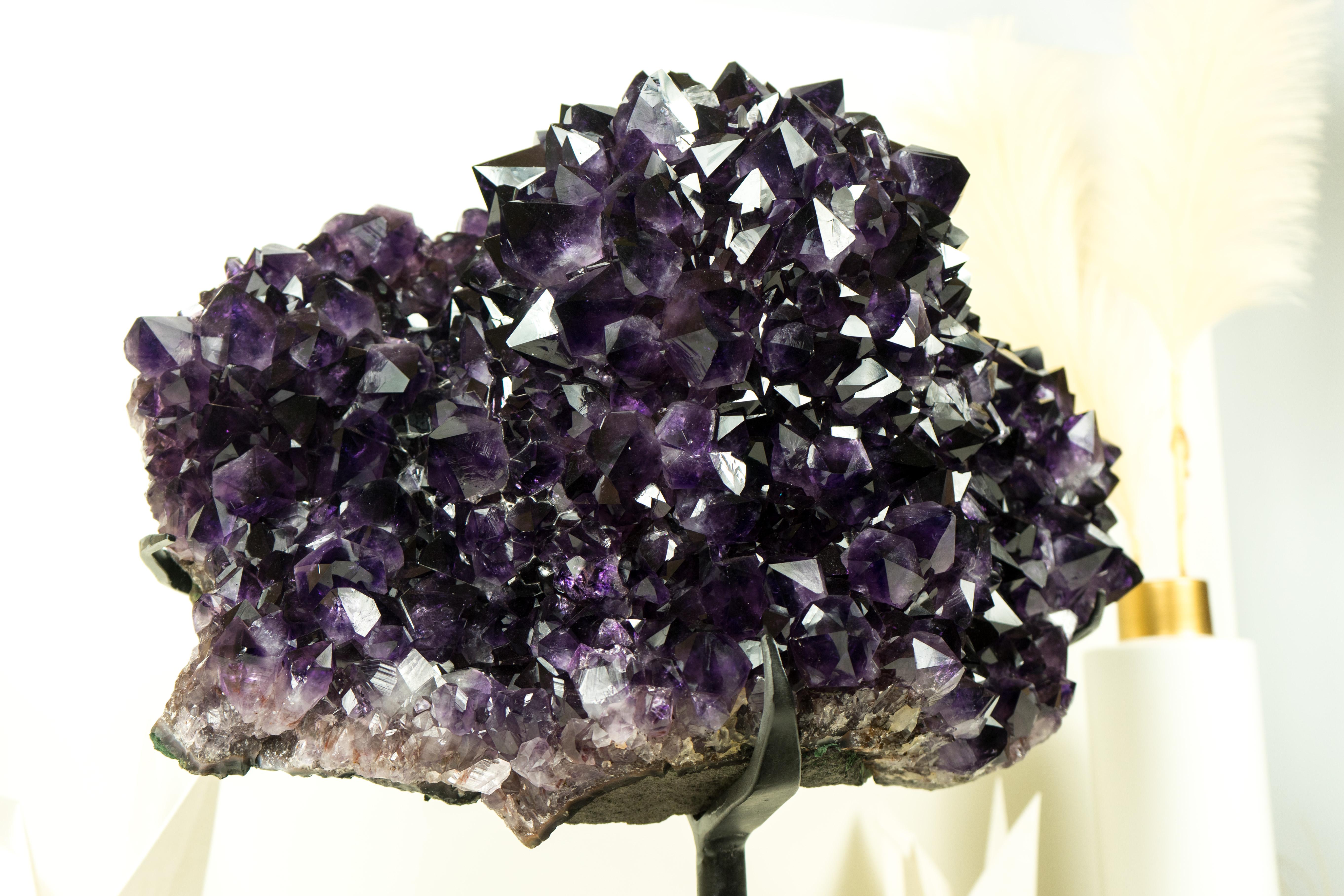 World-Class Flower of AAA Amethyst on 360º Stand For Sale at 1stDibs ...