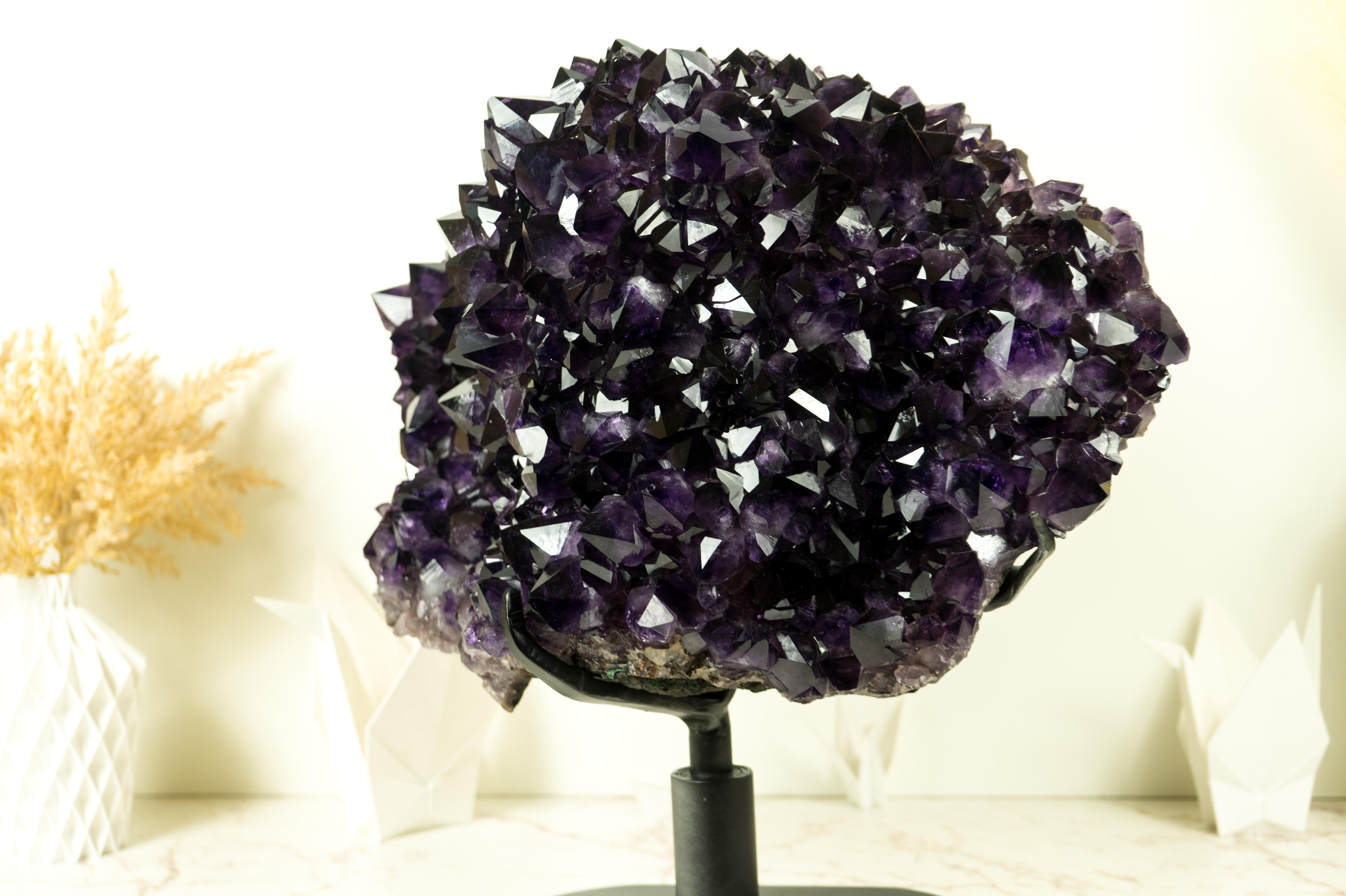 World-Class Flower of AAA Amethyst on 360º Stand For Sale at 1stDibs ...