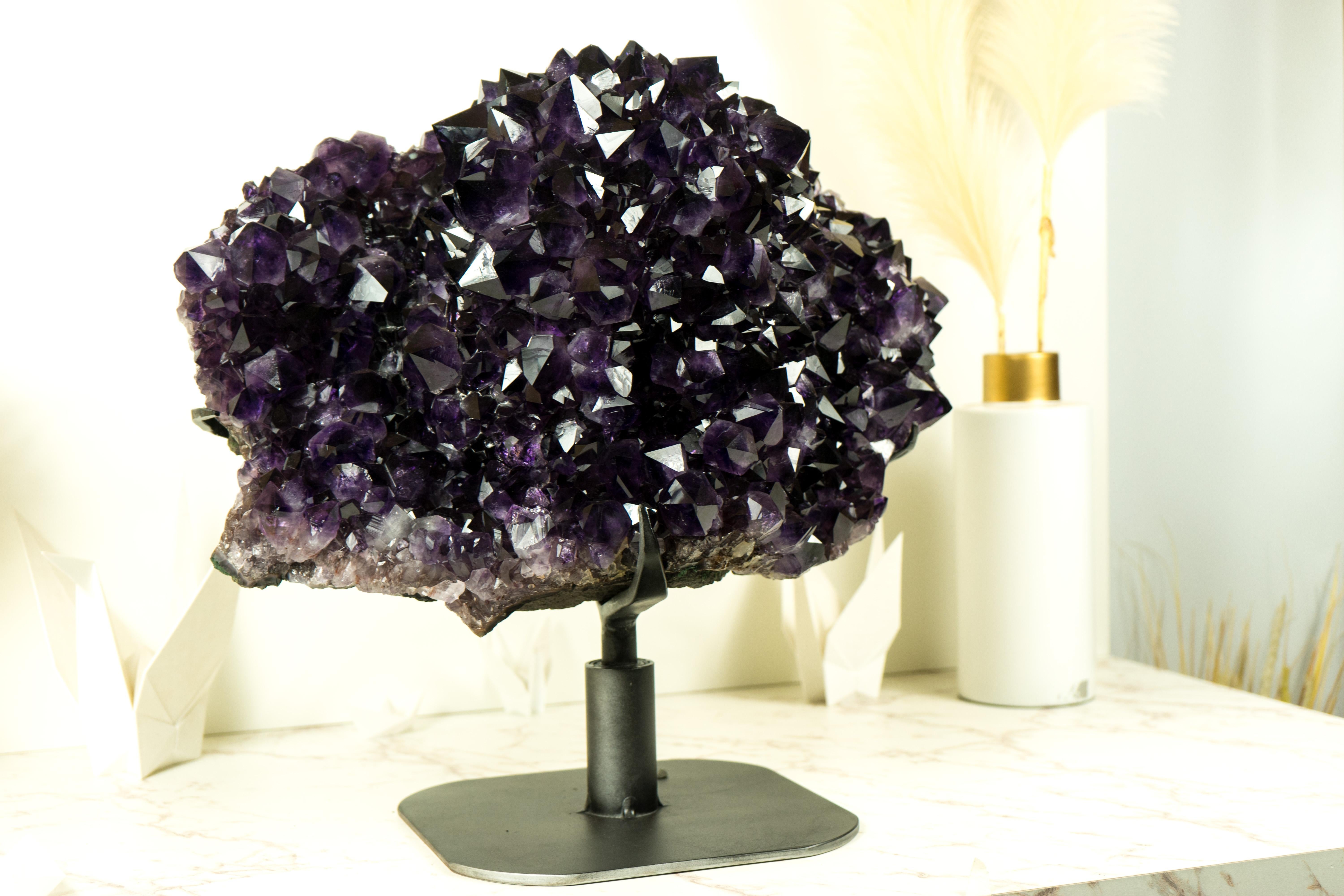 World-Class Flower of AAA Amethyst on 360º Stand For Sale at 1stDibs ...