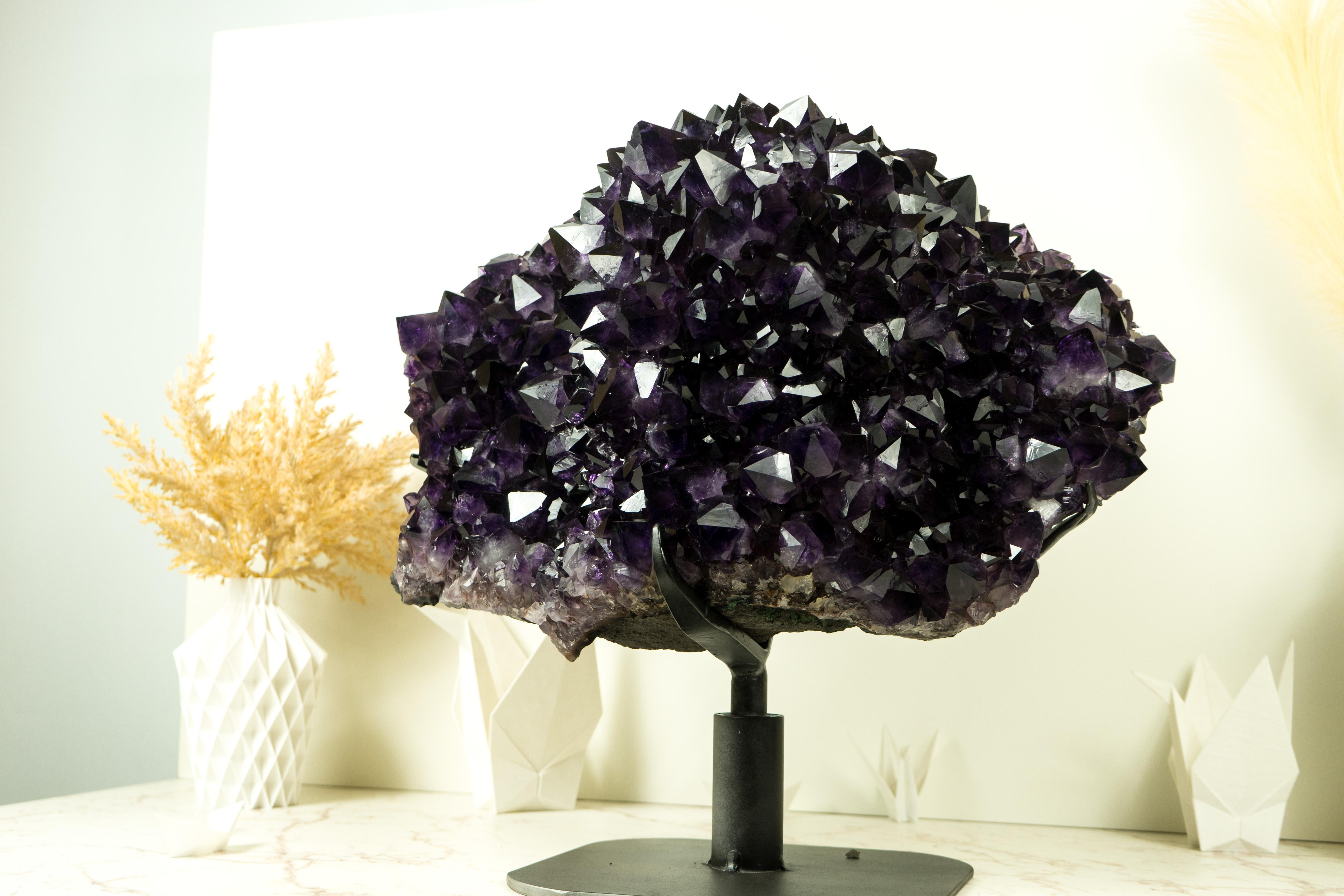 World-Class Flower of AAA Amethyst on 360º Stand For Sale at 1stDibs ...