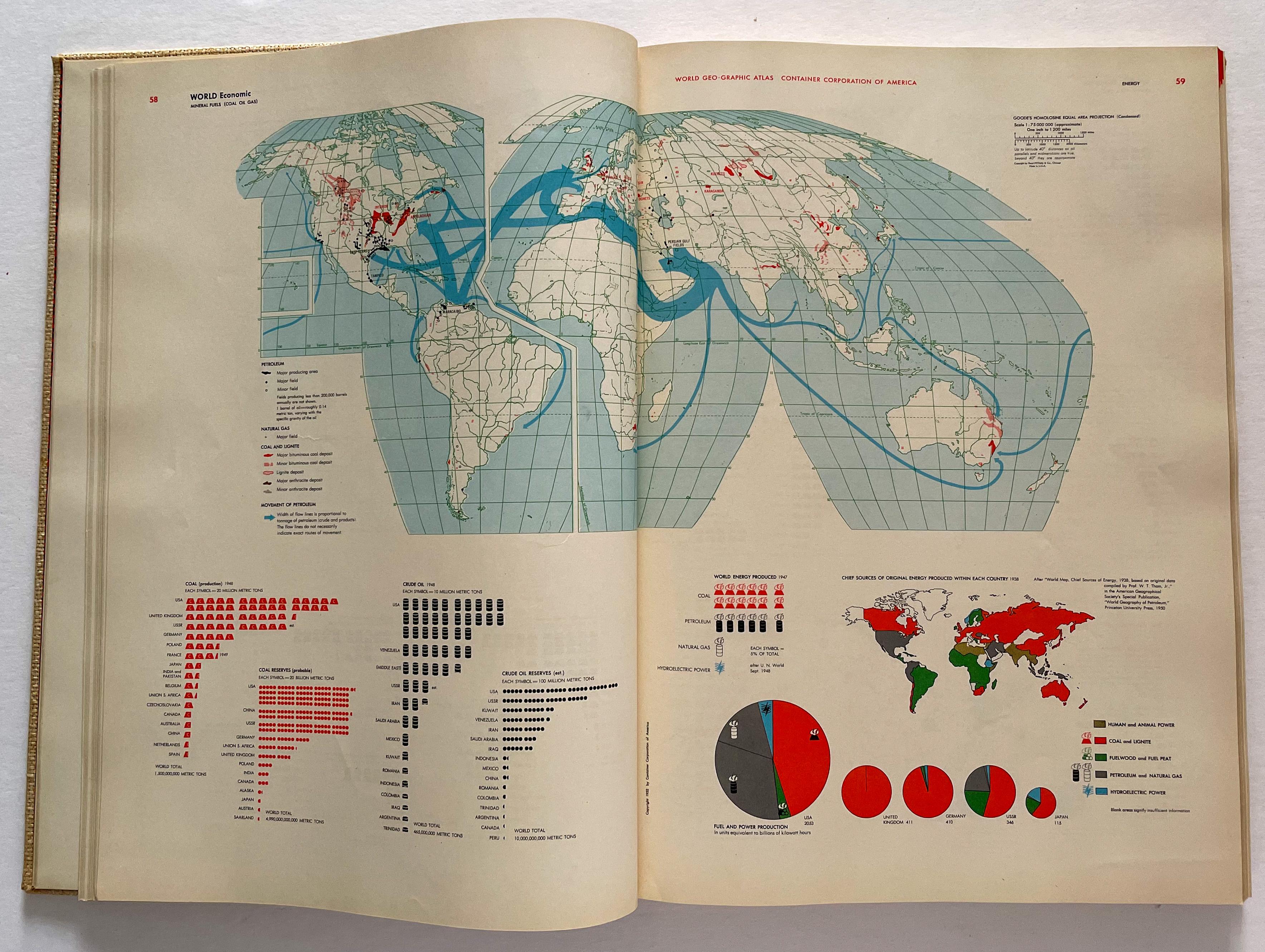 World Geo-Graphic Atlas: A Composite of Man's Environment For Sale at ...