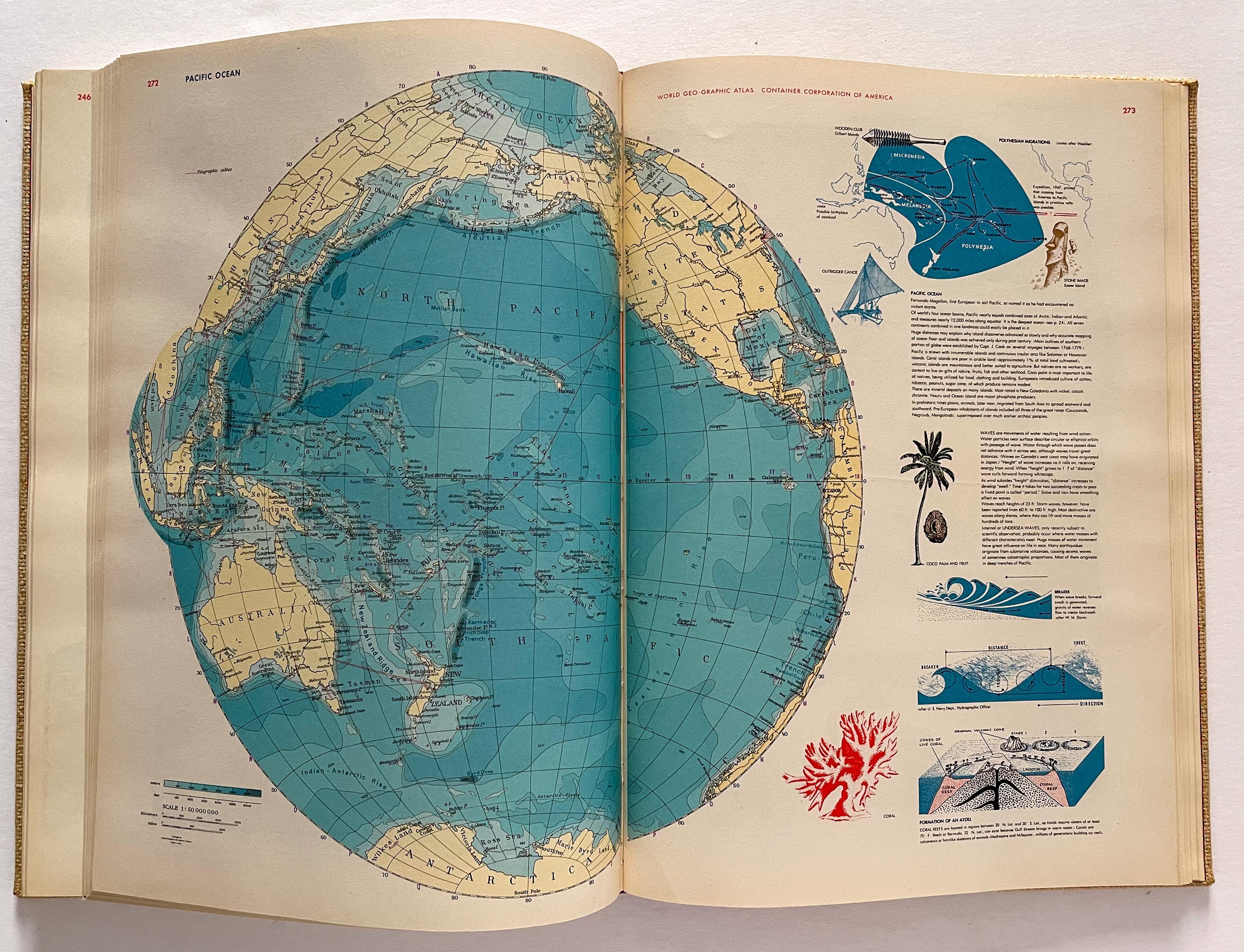 World Geo-Graphic Atlas: A Composite of Man's Environment For Sale at ...