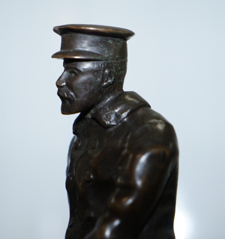 World War 1 French Propriete 1914-1915 Statue of 2 Soldiers Carrying ...