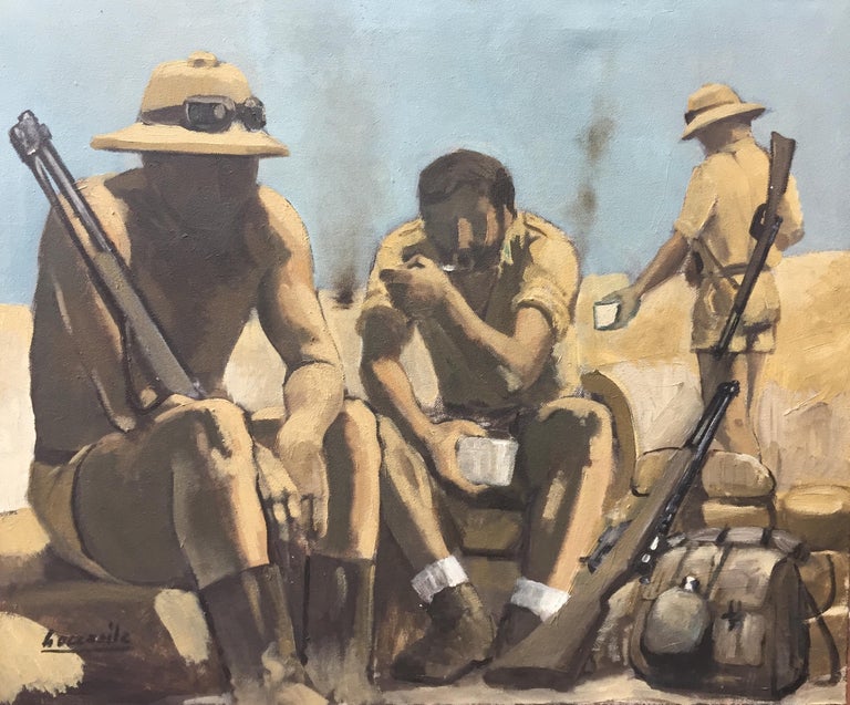 World War II Italian Soldiers in North Africa Desert by Bocassile, 1978 ...