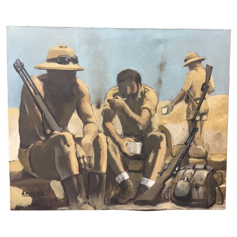 World War II Italian Soldiers in North Africa Desert by Bocassile, 1978 ...